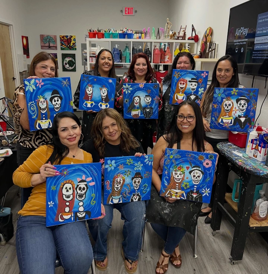 Sip and Paint Near Me in El Paso | Crafty Art Studios